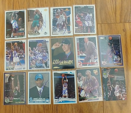 (14) Autographed Basketball Cards All Different Tough Names | eBay