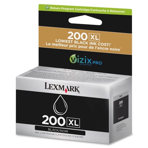 Genuine OEM Lexmark 200 XL Black Ink Cartridge For Pro 4000c 5000 5500 ...
