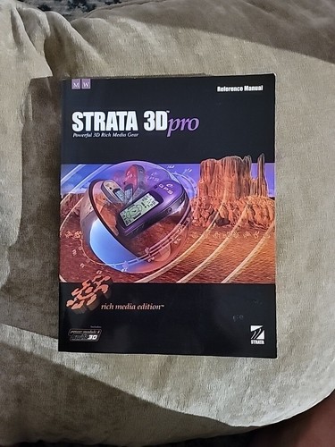 Strata 3Dpro Multimedia Rich Media Edition Book Only No Disk Serial ...