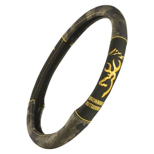 Browning Outdoors Forest Grip Steering Wheel Cover, Yellow Buckmark | eBay