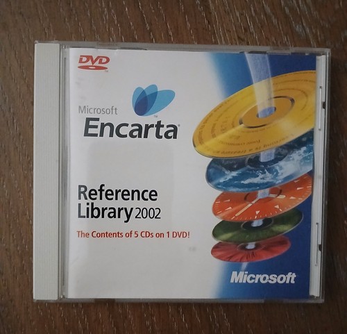 Microsoft Encarta Reference Library 2002 - DVD-ROM For PC - Pre-Owned ...