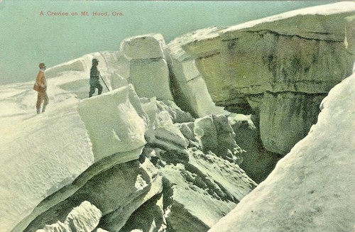 Mount Hood OR A Giant Crevice on Mt Hood | eBay