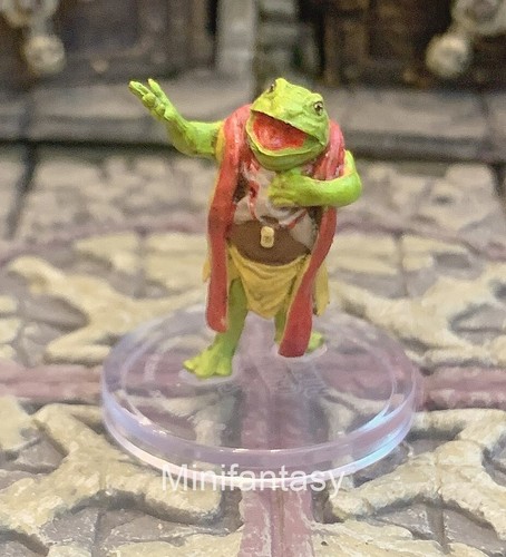 Bullywug Croaker D&D Miniature Dungeons Dragons Snowbound Bard Noble ...