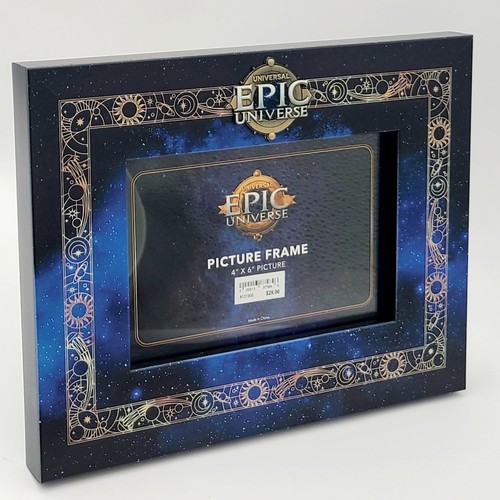 2025 Universal Studios EPIC Universe Emblem 4" X6" Picture Photo Frame ...