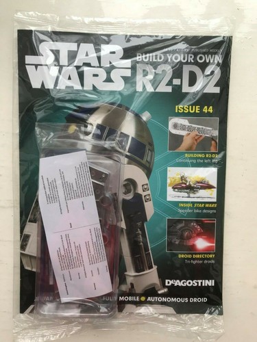 1:2 SCALE DEAGOSTINI STAR WARS BUILD YOUR OWN R2-D2 ISSUE 44 COMPLETE ...