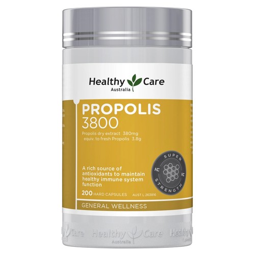 [Healthy Care] Propolis 3800mg 200 Capsules Source of Antioxidants ...