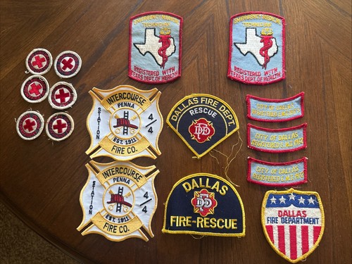 Dallas Fire Dept/EMT Patch Lot!!!! 16 Total Patches!!! | eBay