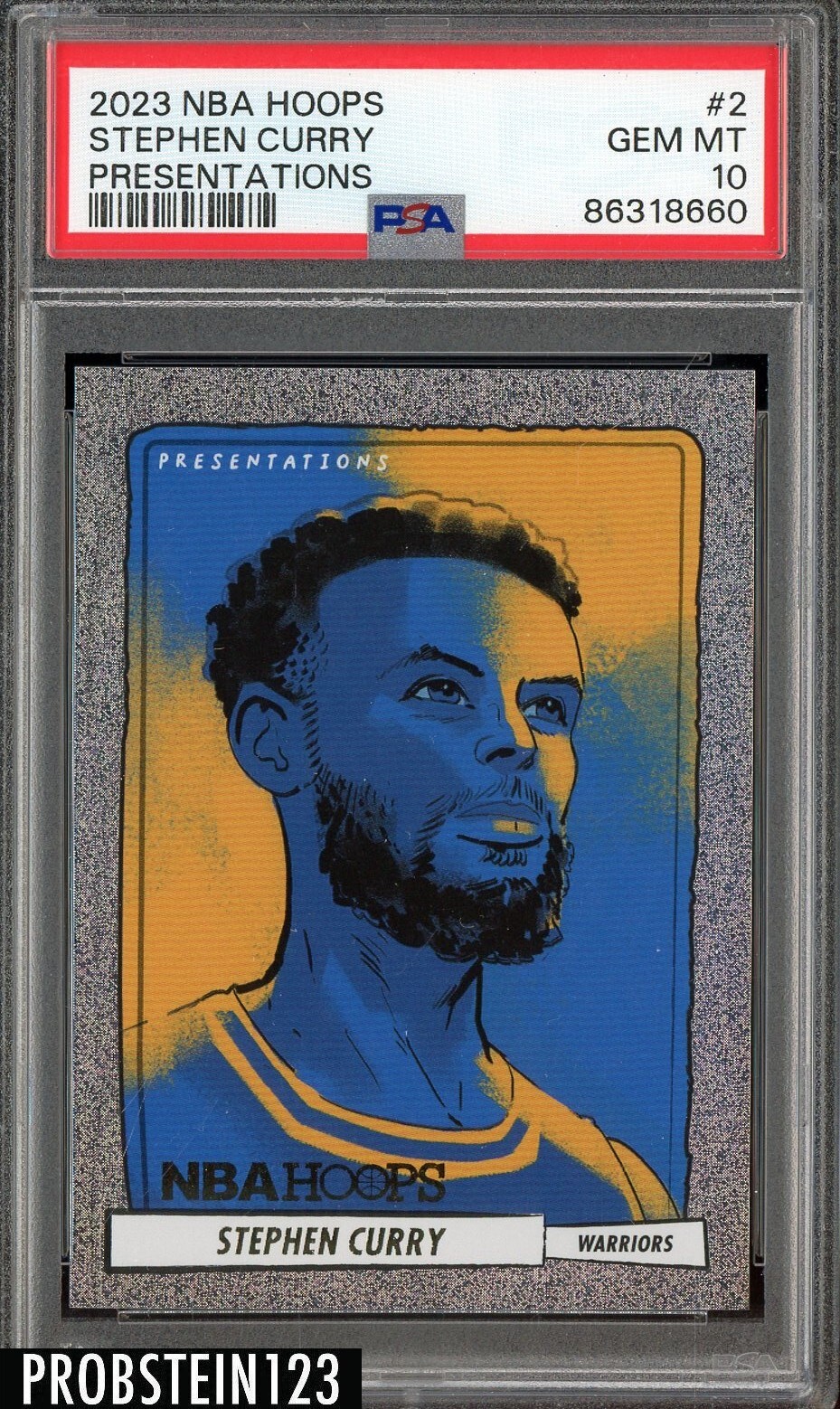 Stephen Curry 2023 Hoops #2 Presentations /(SSP) PSA 10 Price Guide ...