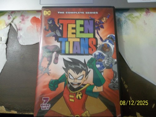 TEEN TITANS~THE COMPLETE SERIES~2009 VG/C 7 DISC DVD SET~ANIMATED DC ...