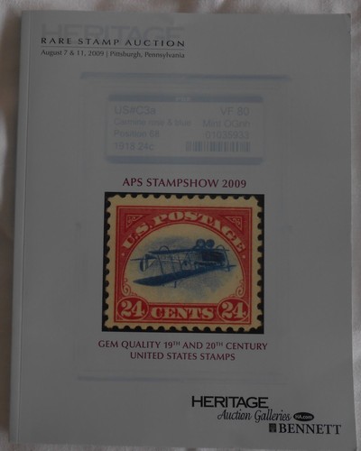 2009 Heritage Catalogue. Rare Stamp Auction. Sale 1107 #02 HER1107 | eBay