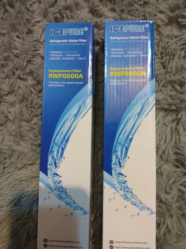 Lot of 2 Ice Pure RWF0500A Refrigerator Water Replacement Filter | eBay