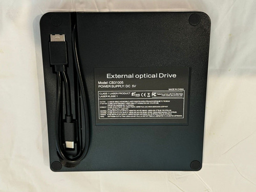 External Optical Drive DVD Disc CB31005 USB Slim Drive - Tested | eBay