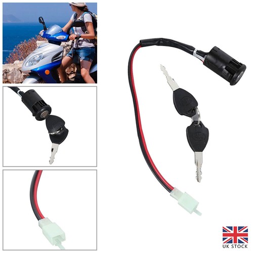 Ignition Key Barrel Switch 2Wire Position For Electric Scooter Lock ...