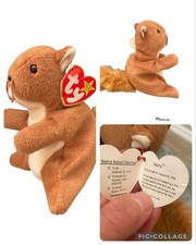 Nuts the Squirrel - McDonald's Teenie Beanie Babies - Beaniepedia