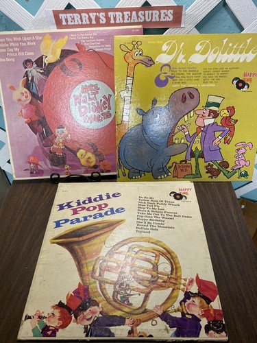 3 Children’s Albums from 1950s-60s From Happy Time Records- Nice ...