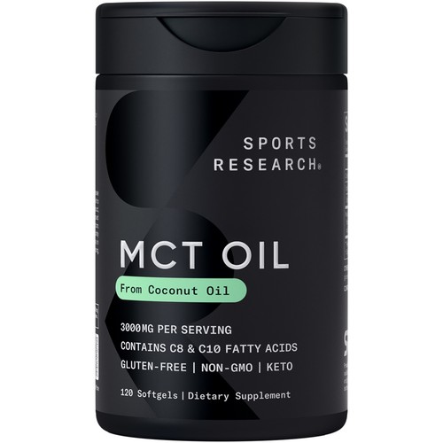 SR Keto MCT Oil - Fuel for Brain & Body - from Non-GMO Coconuts (120 ...