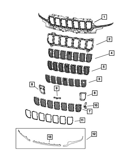 Genuine Mopar Camera Bracket 68408121AC | eBay