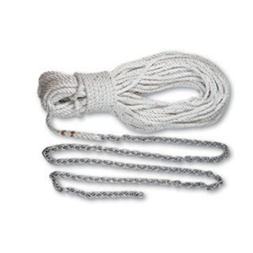 Lewmar Anchor Rode 215'-15' of 1/4" Chain 200' of 1/2" Rope w/Shackle ...