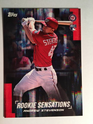 2018 Topps On Demand Rookie Sensations RC Andrew Stevenson Nationals 26 ...