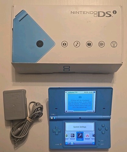 Nintendo DSI Blue Handheld Console With Game Fully Working Excellent ...