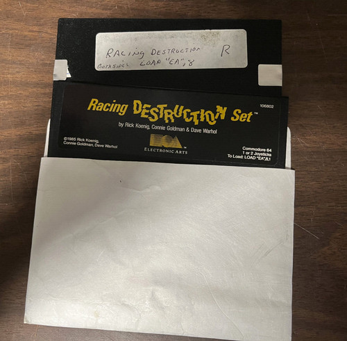 RACING DESTRUCTION SET FOR Commodore 64, 1985 | eBay