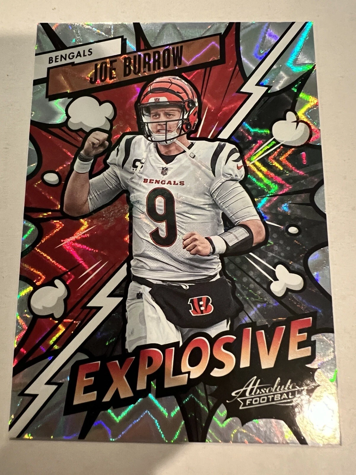 Joe Burrow 2023 Absolute #13 Explosive Price Guide - Sports Card Investor