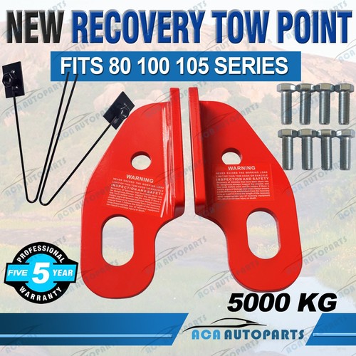 Recovery Towing Point RED for Toyota LandCruiser 80 100 105 series ...
