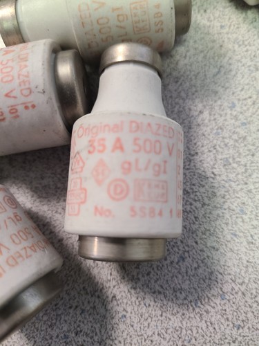 Original Diazed 35A 500V Bottle Fuses | eBay