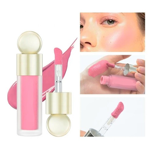 Liquid Velvet Blush "Happy Thoughts" Natural Beauty Cream. Soft pinched ...