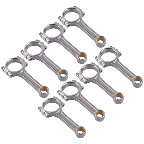 5.700" Steel Connecting Rods for Chevy SBC 350 67-2003 I-Beam 500HP 8PC ...