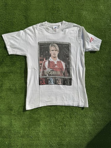 Vintage Y2K Adidas David Beckham Players That Inspire T-Shirt | eBay