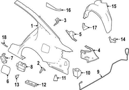Genuine Nissan Blind Spot Detection System Warning Sensor 284K1-6CA2A ...