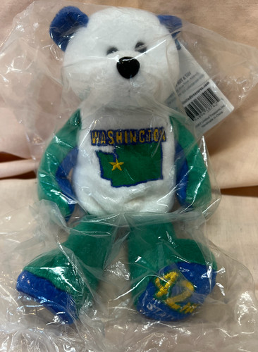 Washington State Bear & Quarter 45th Limited Treasures Coin Plush ...