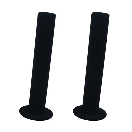 2 Pcs Black Bracelet Holder Jewelry Storage Rack Upright Display Stand ...