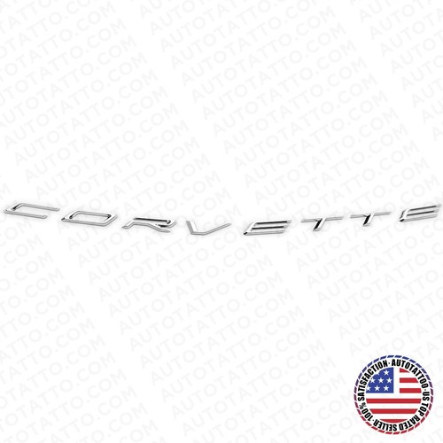 2020+ Chevrolet C8 Corvette Rear Bumper Letter Badge Nameplate Emblem ...