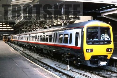 35mm Slide BR British Rail Electric EMU Class 323 323224 Manchester ...