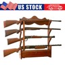Oak Single Wall Gun Rack Rifle Shotgun Display - Unfinished Wood | eBay