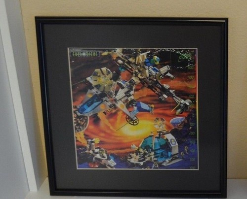 Lego 1990’s Exploriens Themed, Professionally Framed, Space Advertising ...