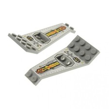 LEGO Sets with Part 30118pb01 Wing Plate Bi-level 8 x 4 and 2 x 3 1/3 ...