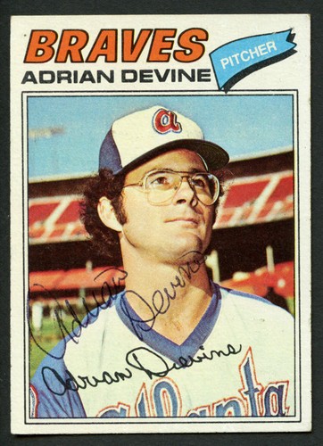 Adrian Devine #339 signed autograph auto 1977 Topps Baseball Trading ...
