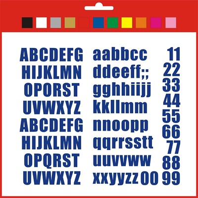 self adhesive letters and numbers products for sale | eBay UK