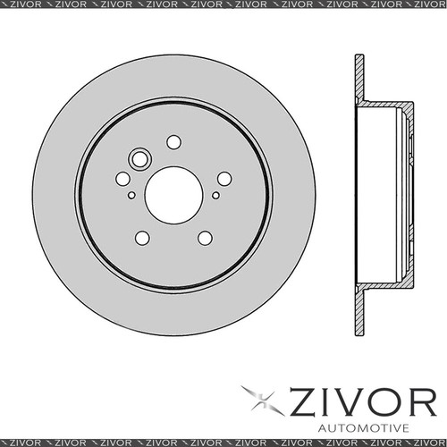 New PROTEX Rotor - Rear For TOYOTA RAV4 ACA21R 4D SUV 4WD 2000 - 2003 # ...