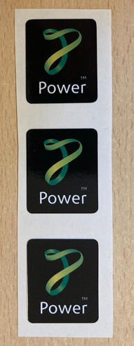 IBM power logo stickers 3x2,5 cm 3 pcs vintage laptop server | eBay