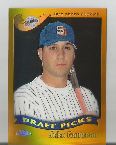 Jake Gautreau 2002 Topps Chrome REFRACTOR SP #328 SAN DIEGO PADRES | eBay