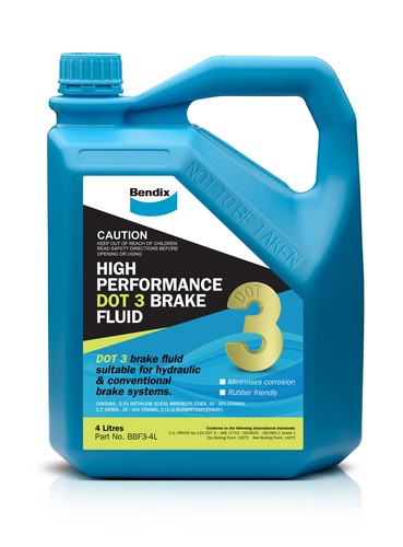 Bendix Brake Fluid Dot 3 4l BBF3-4L | eBay