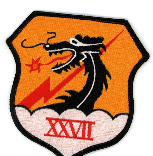 PATCH TAIWAN ROCAF HUALIEN AFB F-16 27th TFG BLACK DRAGONS SEW ON ...