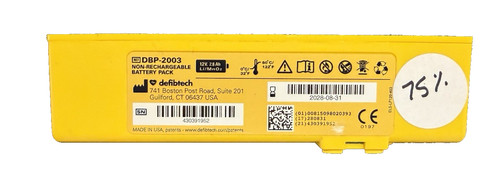 Genuine DBP-2003 Battery for Defibtech View Date 2028 12v 2.8Ah 75% ...