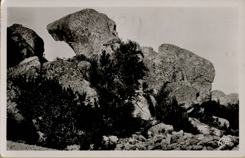 Calanques de Piana French Postcard La Tete de Chien 1951 RPPC Corsica ...