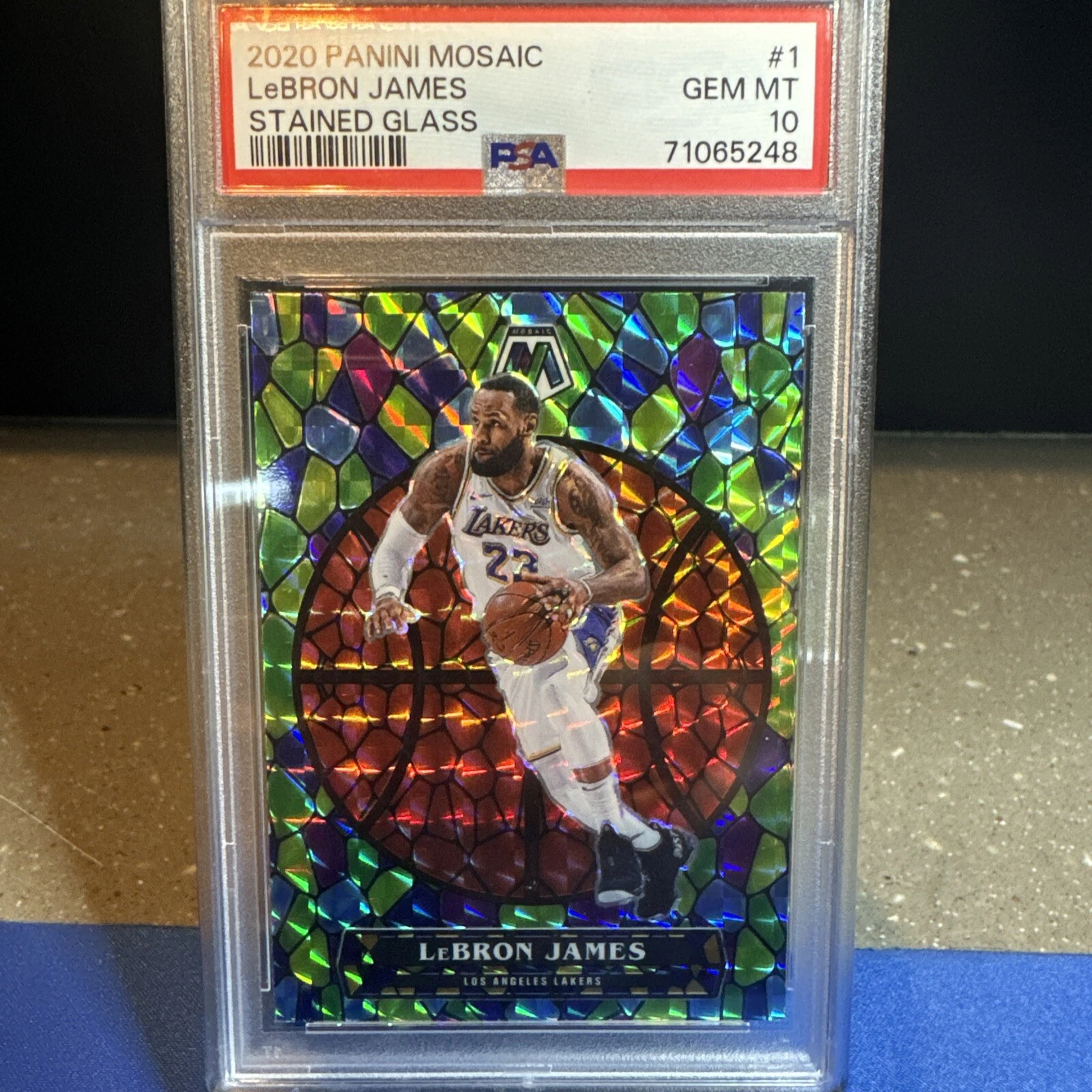 LeBron James 2020 Mosaic #1 Stained Glass /(SSP) Price Guide - Sports ...