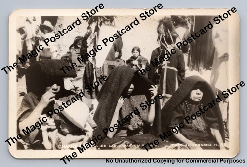 Chamula Indian Women & Girls RPPC San Cristobal delas Casas Mexico ...